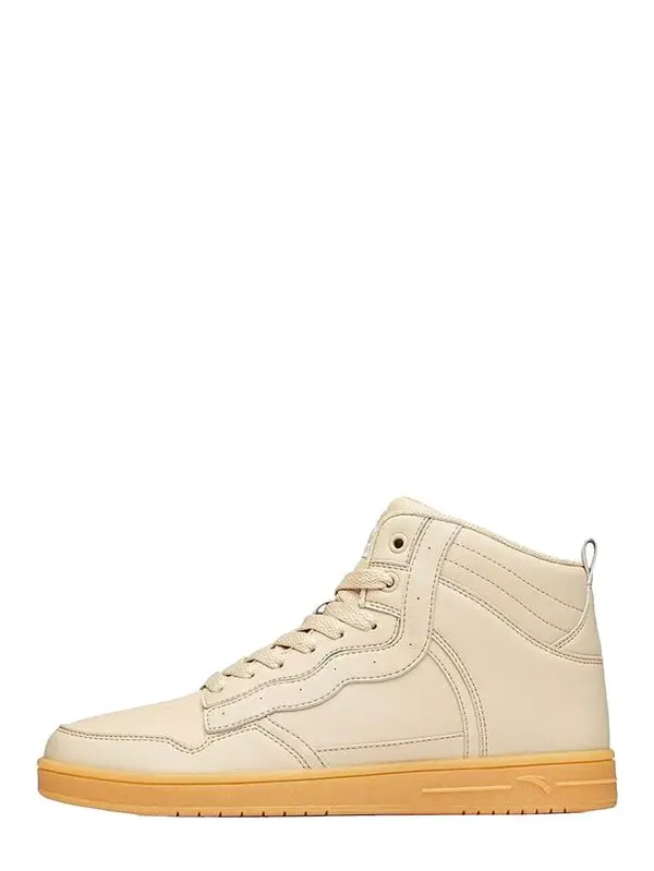 ANTA Life Series High Top Sneakers - Beige/brwon