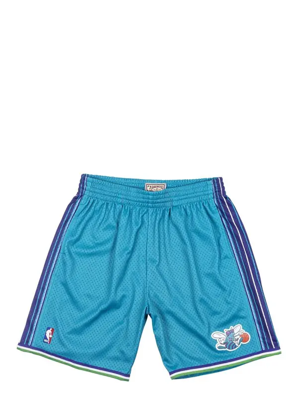 Mitchell & Ness Nba Charlotte Hornets 1999-00 Road Swingman Shorts - Blue/white