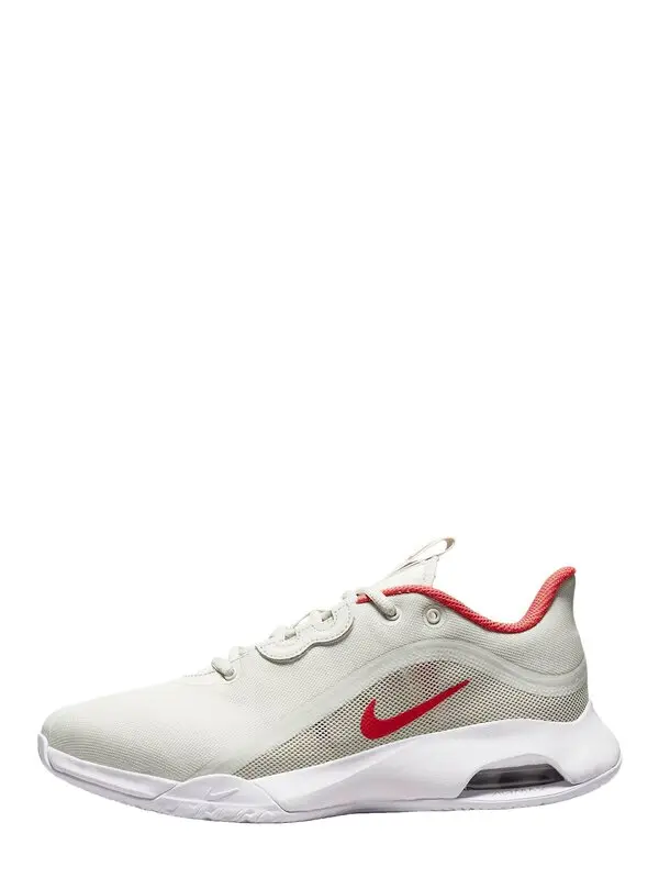 Nike Nikecourt Air Max Volley 'light Bone Lobster' Sneakers - White/red