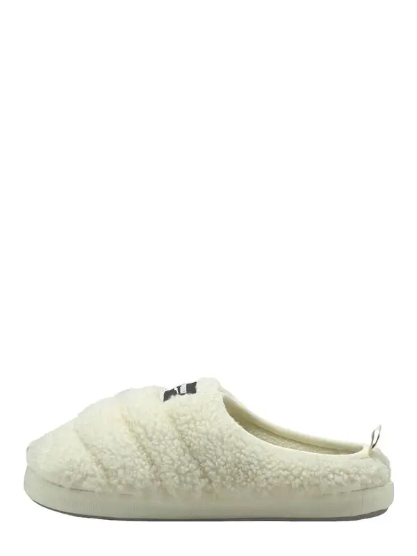 PUMA Scuff Sherpa Slipper - White/black