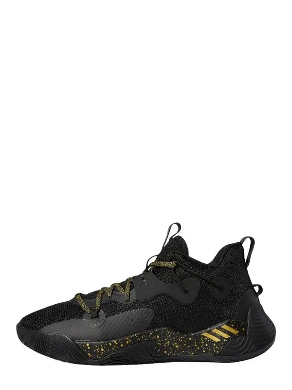 Adidas Harden Stepback 3 Basketball Sneakers - Black/gold