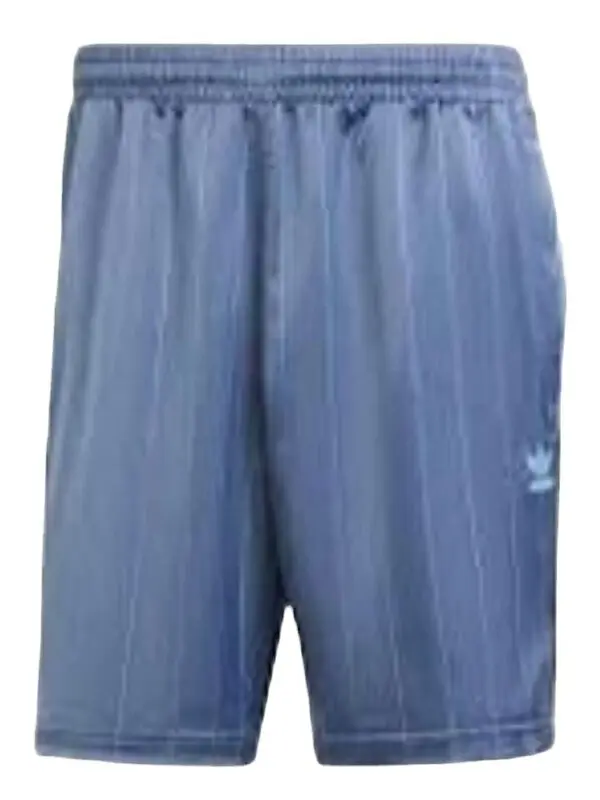 Adidas Pinstripe Sprinter Shorts - Blue