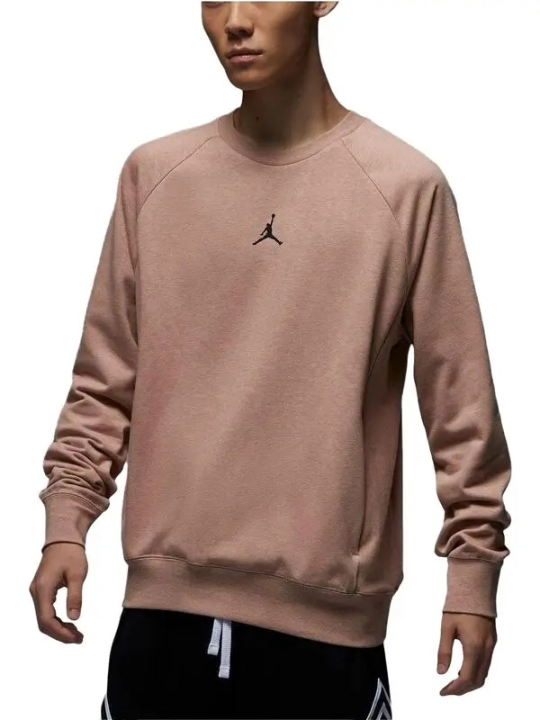 JORDAN Dri-fit Logo Fleece Pullover - Light Brown