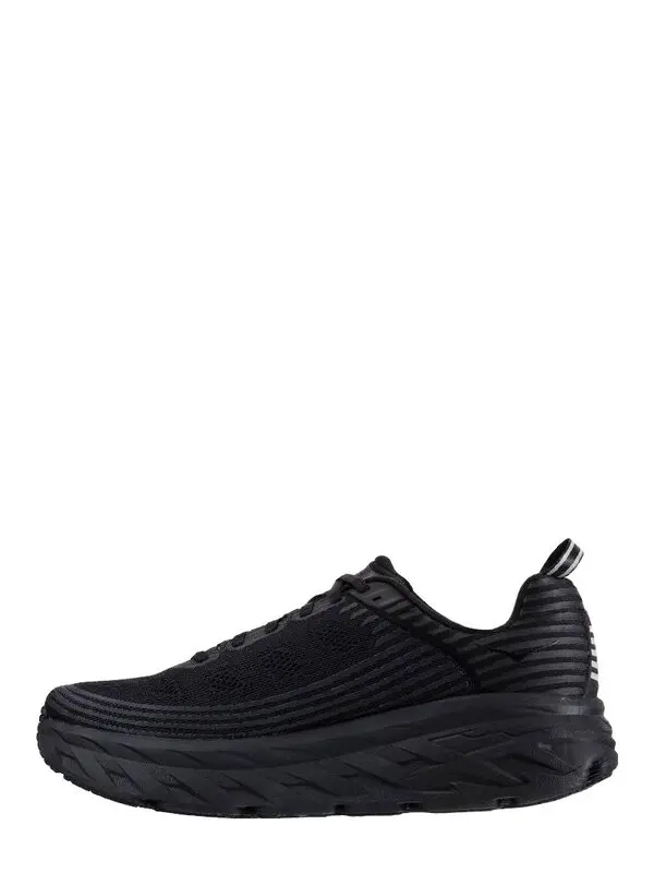 Hoka One One Bondi 6 Wide Athletic Sneakers - Black