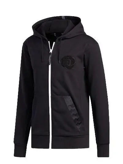 Adidas Basketball Hooded Jacket - Black