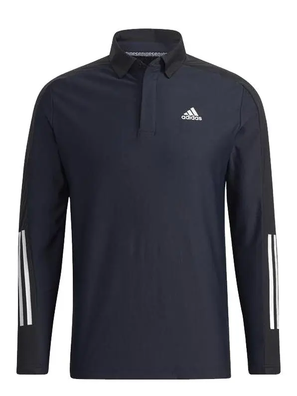 Adidas Long Sleeve Golf Polo Shirt - Multi-color