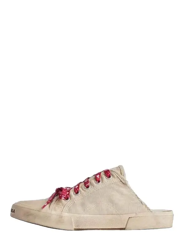Balenciaga Mules - White/red