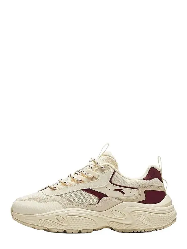ANTA Star Sneakers - White/red/beige