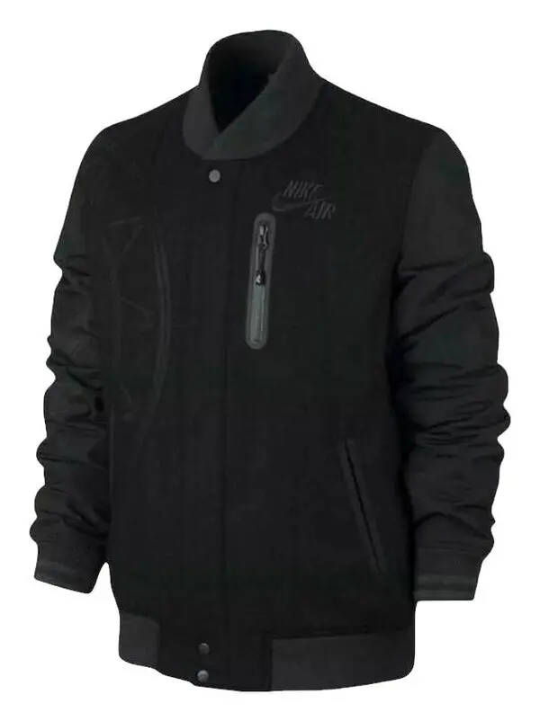 Nike Destroyer Letterman Jacket - Black
