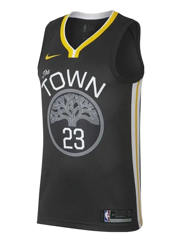Nike Nba Golden State Warriors Draymond Green Swingman Jersey - Black/white