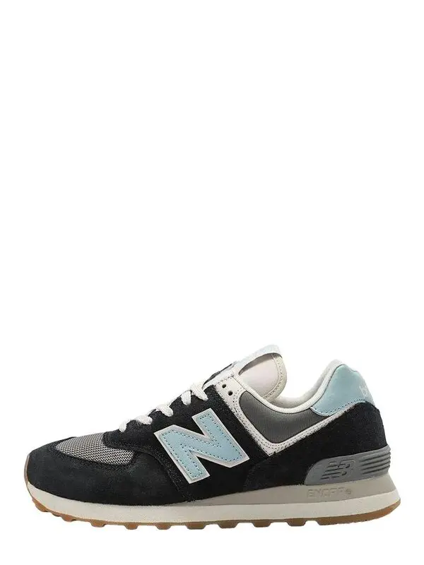 NEW BALANCE 574v2 Low Top Sneakers - Dark Gray/black