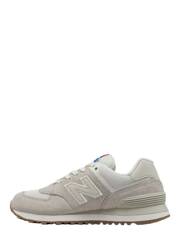 NEW BALANCE 574 Retro Sport Sneakers - White/gray