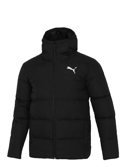 PUMA Logo Down Jacket - Black