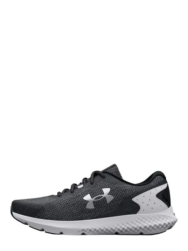 Under Armour Charged Rogue 3 Knit Sneakers - Black/gray