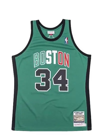 Mitchell & Ness Paul Pierce #34 Boston Celtics 2007-08 Authentic Jersey - None