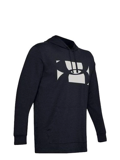 Under Armour Sportstyle Logo Hoodie 'black - Black/grey