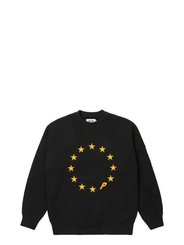 PALACE Eu-don Crew Fw21 Sweater - Black