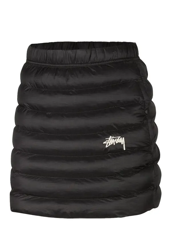 Nike X Stussy Logo Puffer Skirt - Black/white
