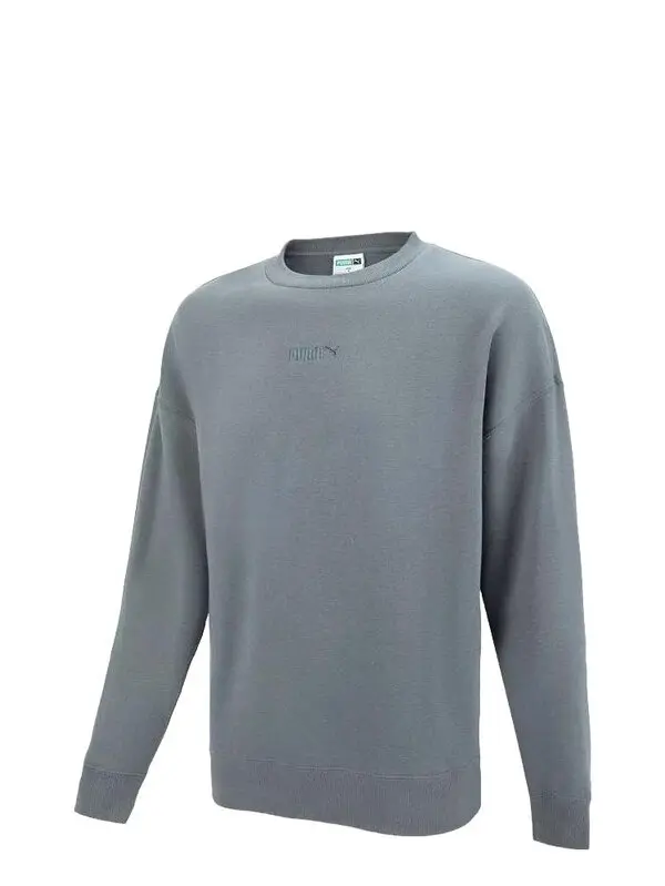 PUMA Small Logo Crew Neck Sweatshirt - Grey