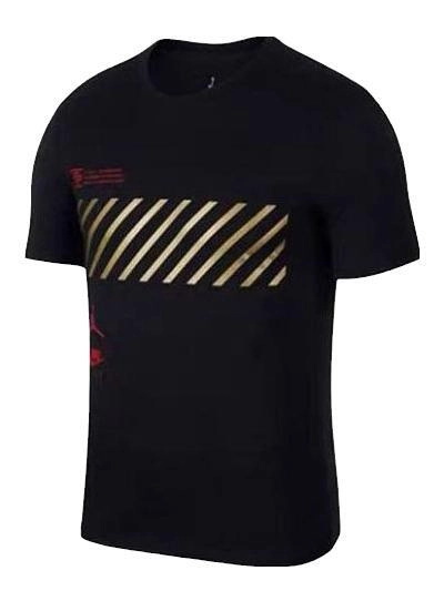 JORDAN Game Shoe T-shirt 'black - Black/multi-color