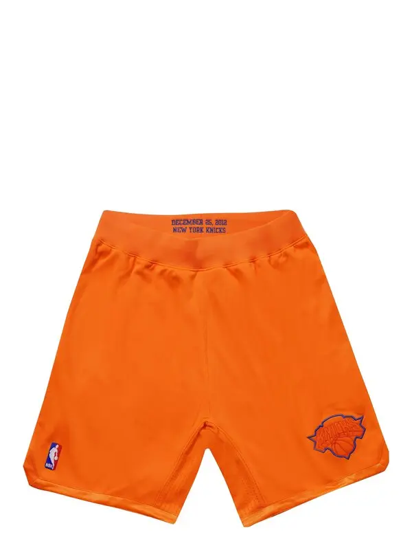 Mitchell & Ness X Nba New York Knicks 2012-13 Christmas Day Basketball Shorts - Orange