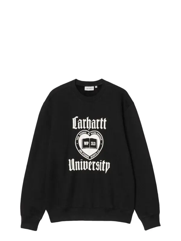 Carhartt Work In Progress University Fleece Sweatshirt - Black