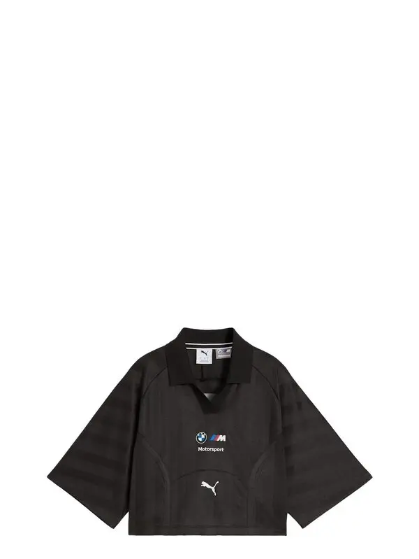 PUMA X Bmw M Motorsport Cropped Polo - Puma Black