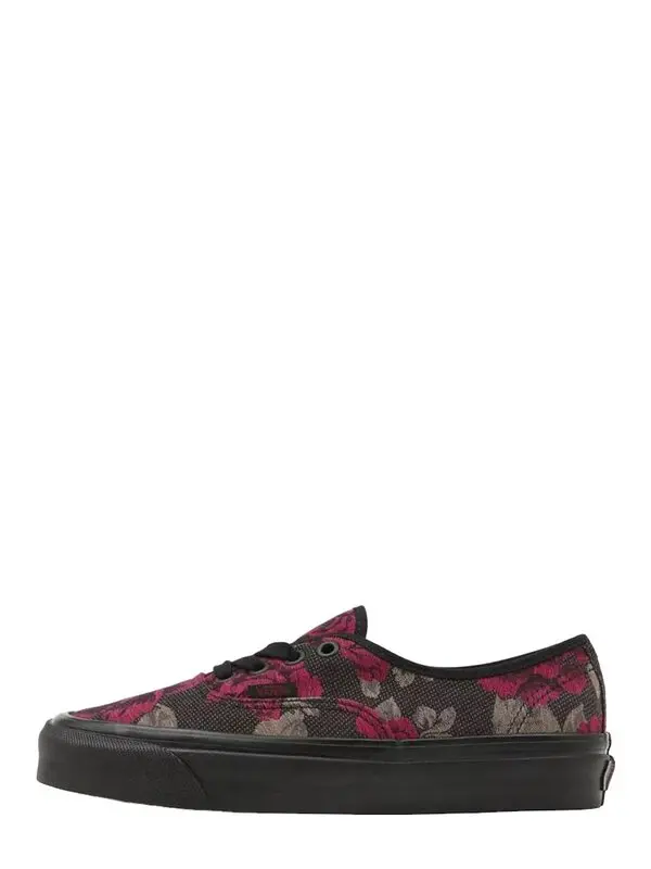 VANS Factory Authentic 44 Dx Floral Low Top Sneakers - Black/red