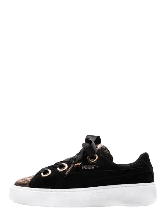PUMA Platform Kiss Artica Sneakers - Black/gold