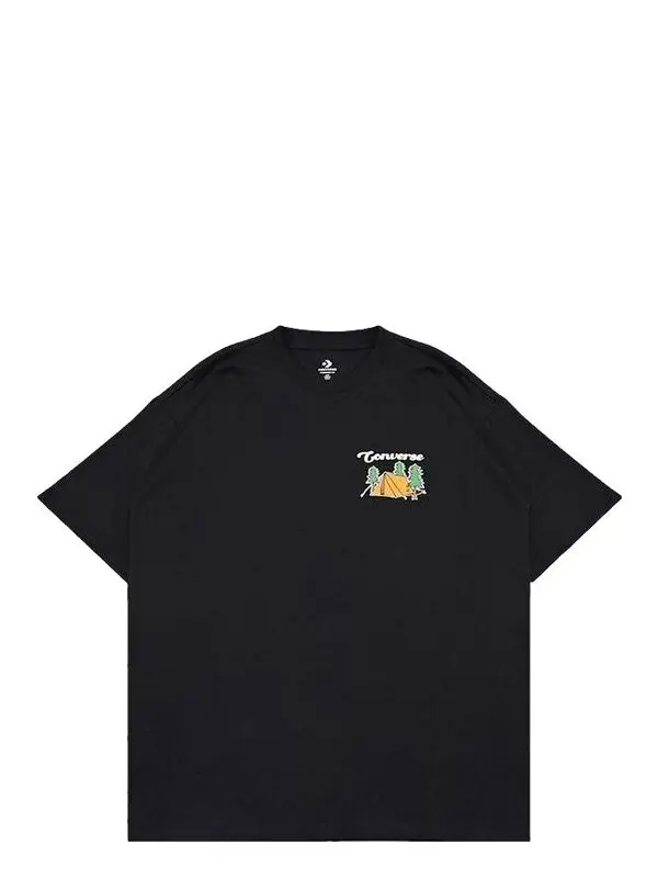 CONVERSE Outdoor Graphic Tee Asia Sizing - Black