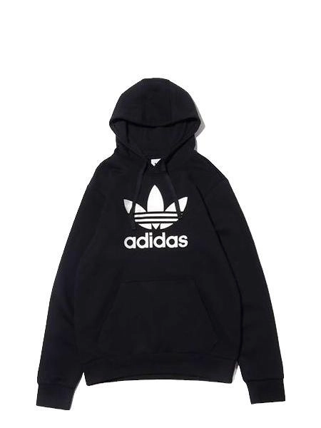 Adidas Originals Trefoil Foil Sports Hoodie - Black