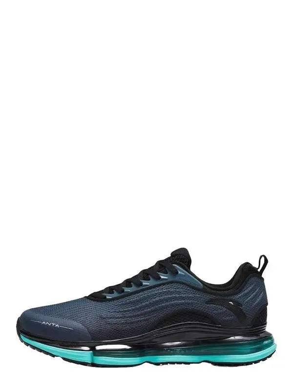 ANTA Athletic Lace-up Sneakers - Blue/black/teal