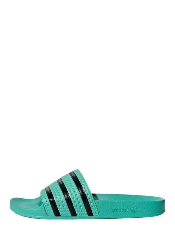 Adidas Adilette Slide - Green/black