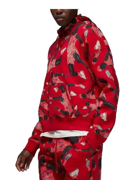 JORDAN Air Artist Series Hoodie - Red/multi-color