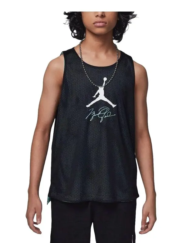 JORDAN Mj Flight Mvp Reversible Basketball Tank - Black