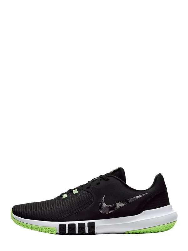 Nike Flex Control 4 Camo Swoosh' Athletic Sneakers - Black