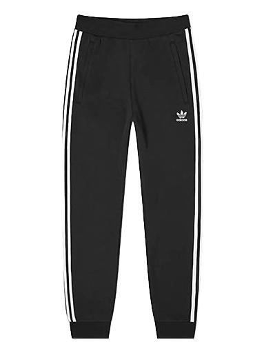 Adidas Originals Classic Side Stripe Bundle Feet Casual Running Sports Pants - Black