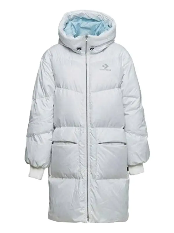 CONVERSE Long Down Jacket - White