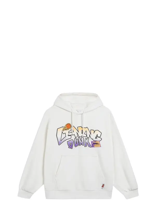 LI-NING Hoops Cartoon Graphic Hoodie - White/multi-color