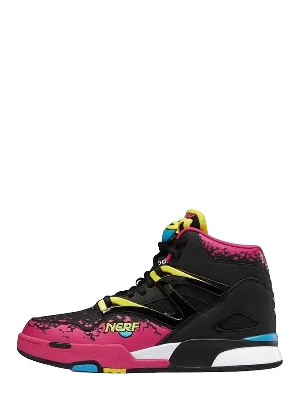 REEBOK Nerf X Pump Omni Zone 2 "backboard Breaker" High Top Sneakers - Black/pink
