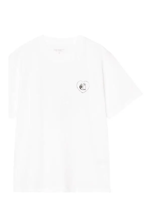 Carhartt Work In Progress Hearts Graphic T-shirt - White