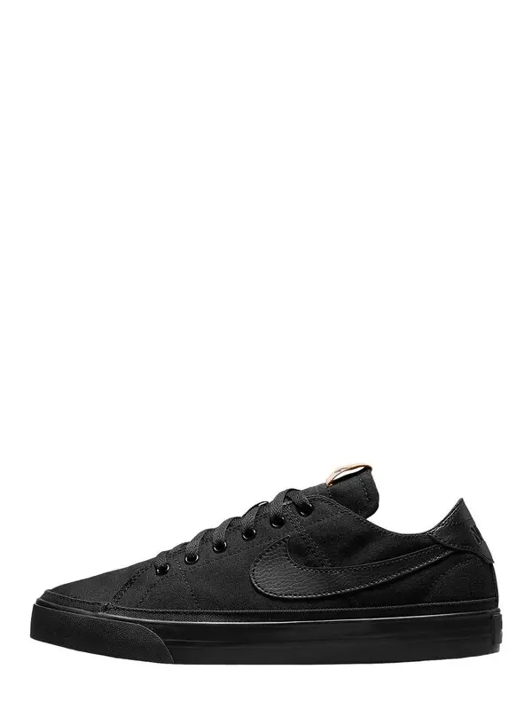 Nike Court Legacy Canvas Cork Sneakers - Black
