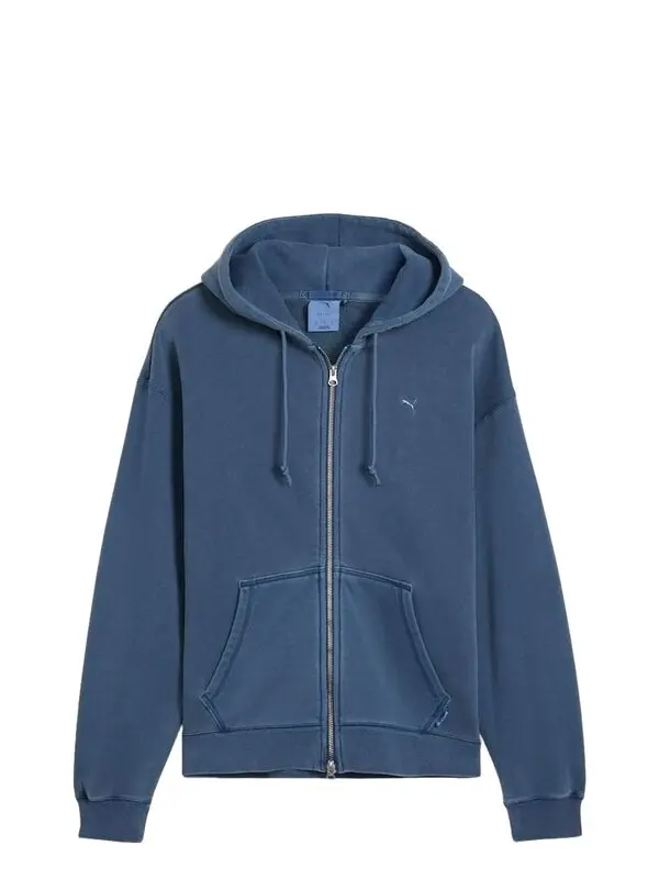 PUMA Mmq Zip-up Hoodie - Dark Indigo