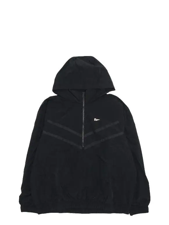Nike Heritage Essentials Half-zip Overhead Woven Windbreaker Jacket - Black