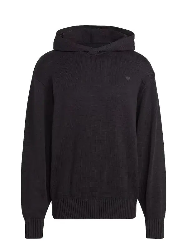 Adidas Premium Knit Hoodie - Black