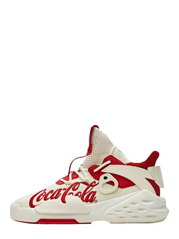 ANTA X Coca Cola Badao Sneakers - Ivory/red