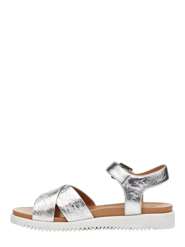 UGG Zoie Metallic Sandal - Silver