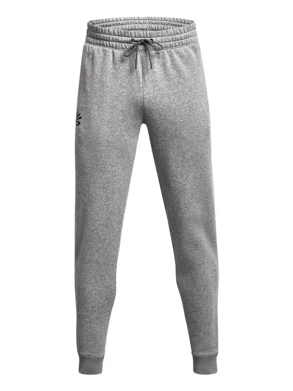 Under Armour Curry Splash Logo Joggers Sweatpants - Grey