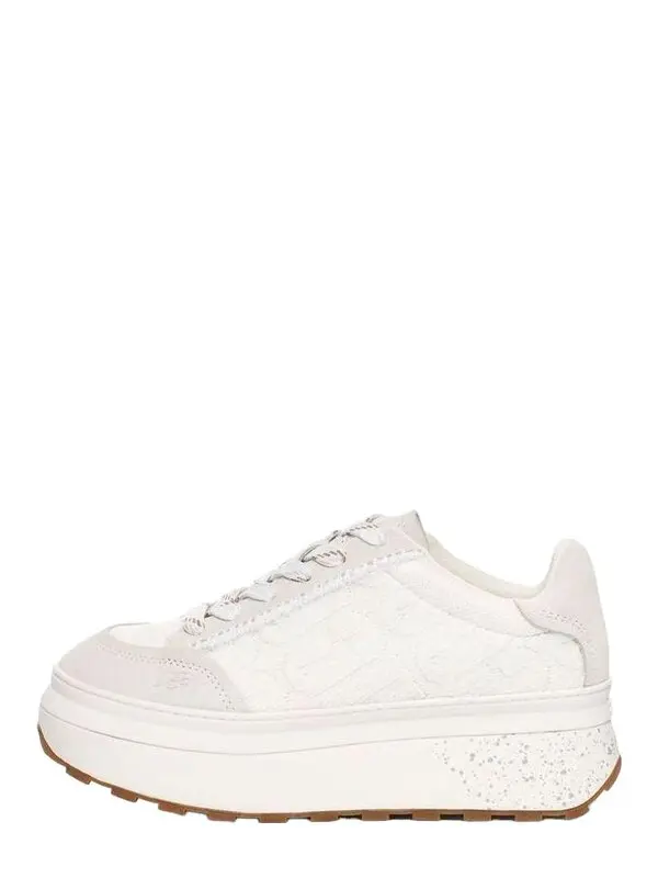 UGG Marin Lace Up Logo Sneakers - White