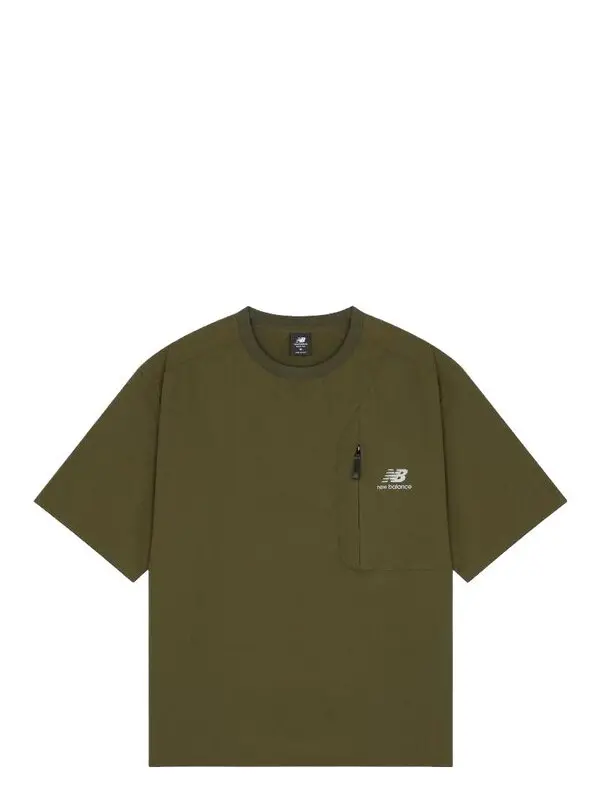 NEW BALANCE Fashion Style T-shirt Asia Sizing - Dark Green